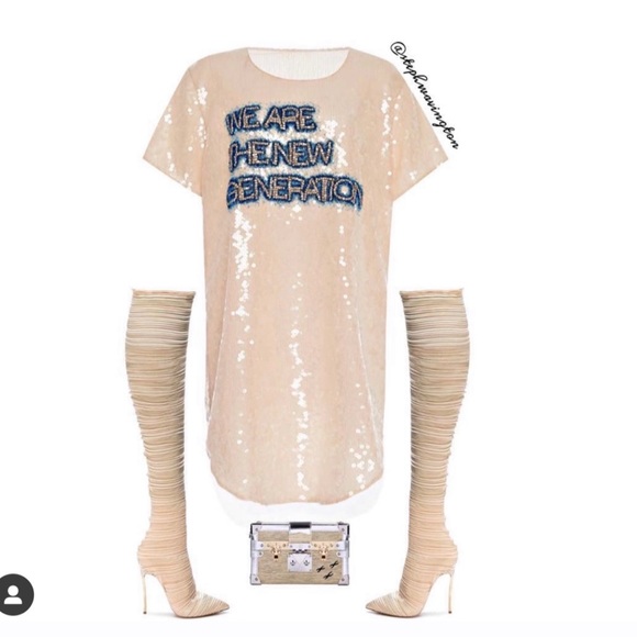 Balmain | Tops | Balmain Sequin Top | Poshmark